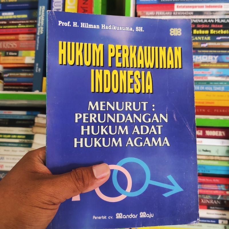 Jual (ori) buku hukum perkawinan indonesia menurut: perundangan hukum adat hukum agama- prof ...