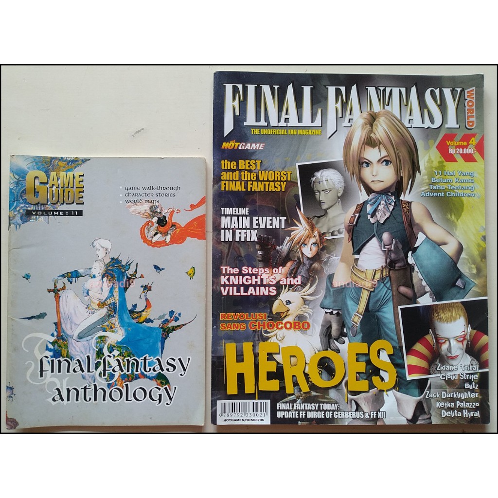 Jual GAME GUIDE VOL. 11 FINAL FANTASY ANTHOLOGY MAJALAH FINAL FANTASY ...