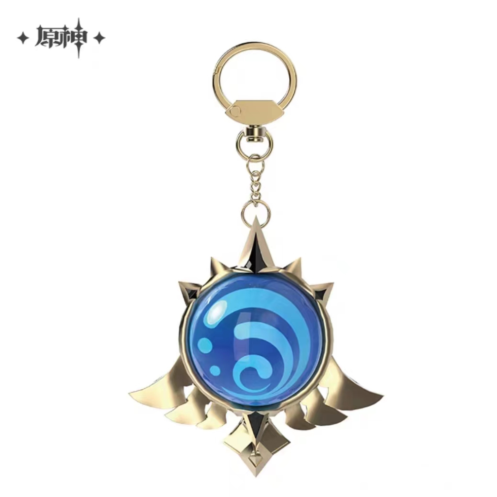 Jual [READY STOCK] official genshin vision pendant keychain genshin ...