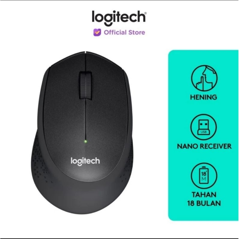 Jual Mouse Logitech M331 WIRELESS SILENT Click Garasi Resmi 1Tahun | Shopee Indonesia