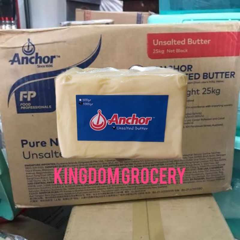 Jual UNSALTED BUTTER 1KG REPACK ORIGINAL | Shopee Indonesia