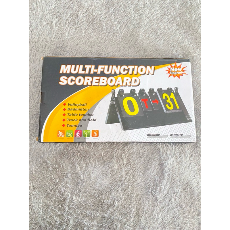 Jual Multi-Function Scoreboard Voli/Badminton/Tenis/Meja basket papan skor 4 digit | Shopee ...