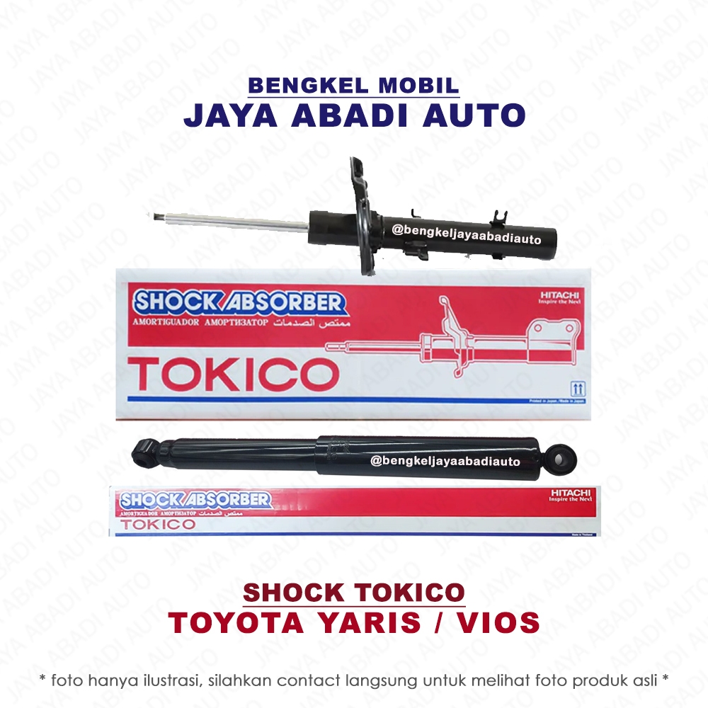 Jual Shock Breaker TOKICO - TOYOTA YARIS LELE / VIOS GEN 3 2014-2018 (Belakang) | Shopee Indonesia