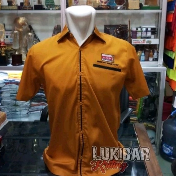 Jual baju kemeja partai HANURA / kemeja hanura | Shopee Indonesia