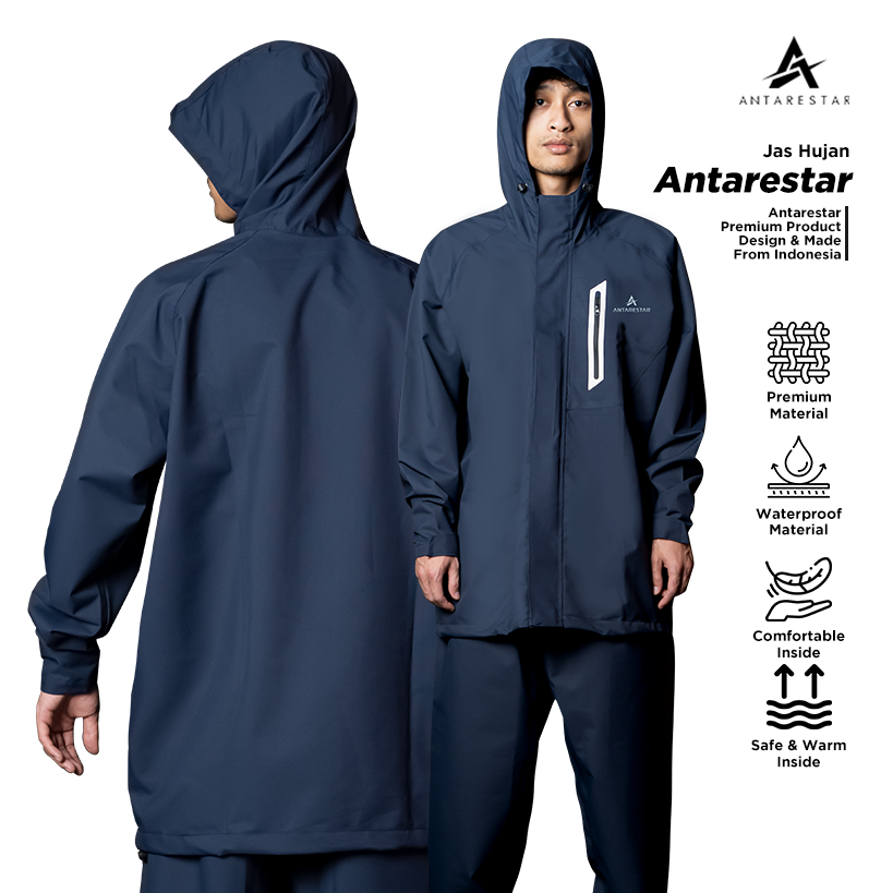 Jual ANTARESTAR Official - Jas Hujan Jaket Waterproof 2 In 1 Celana ...
