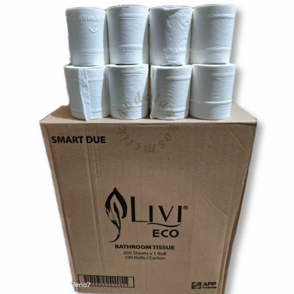 Jual Tissue Livi Eco Smartdue Toilet 100Roll / Bathroom Tissue Toilet ...