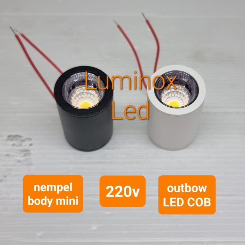 Jual downlight led mini 1watt 1w / spotlight lemari partisi led 1 watt ...