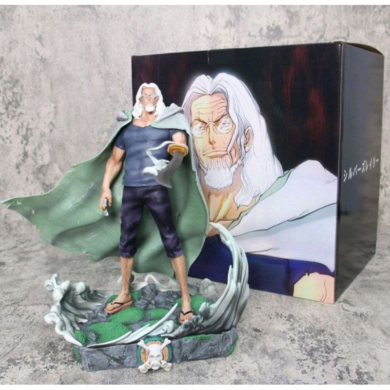Jual One piece figure Silver Rayleigh standing ZH studio | Shopee Indonesia