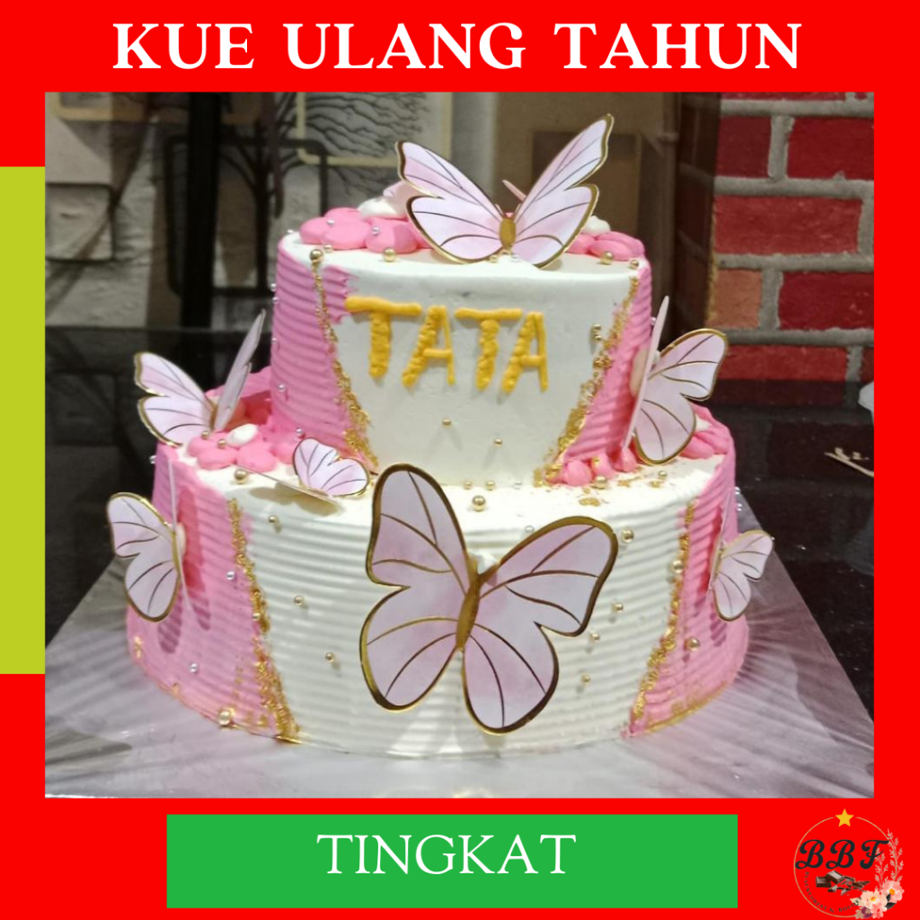 Jual kue Ulang Tahun Tingkat / Kue Ultah Susun / Kue ultah Tingkat ...
