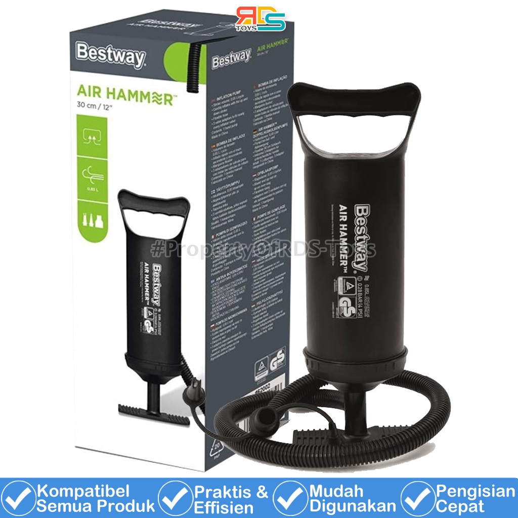 Jual Bestway Pompa Angin Manual Pompa Angin Murah Kasur Angin Kolam Renang Anak - 62002 | Shopee ...