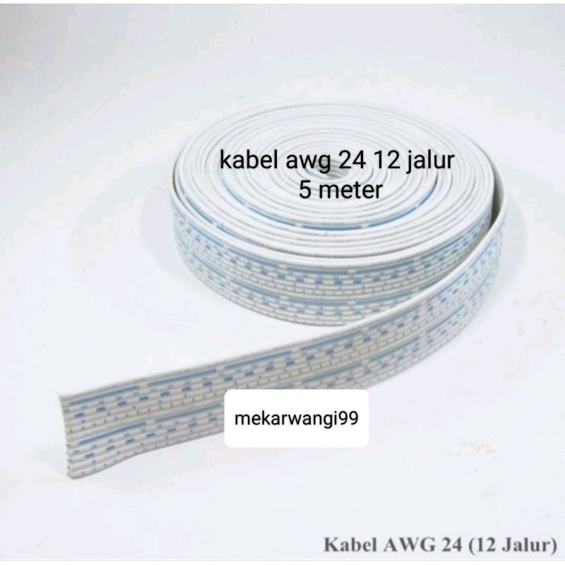 Jual kabel awg 24 12 jalur 5M | Shopee Indonesia