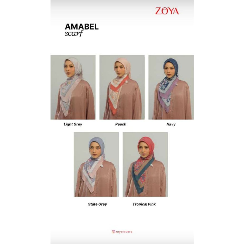 Jual Amabel Scarf Zoya | Shopee Indonesia