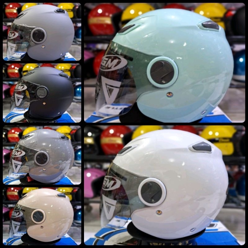 Jual GM VENUS HIJAB HELM OPEN HALL FACE ORIGINAL SNI | Shopee Indonesia