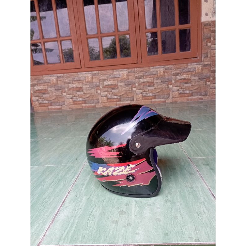 Jual Helm lawas bawaan Kawasaki kaze | Shopee Indonesia