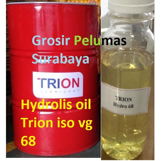Jual TRION Hydraulic iso vg 68 oli hydrolis hidrolis hidrolik sae 10 DRUM oli Bening jernih ...