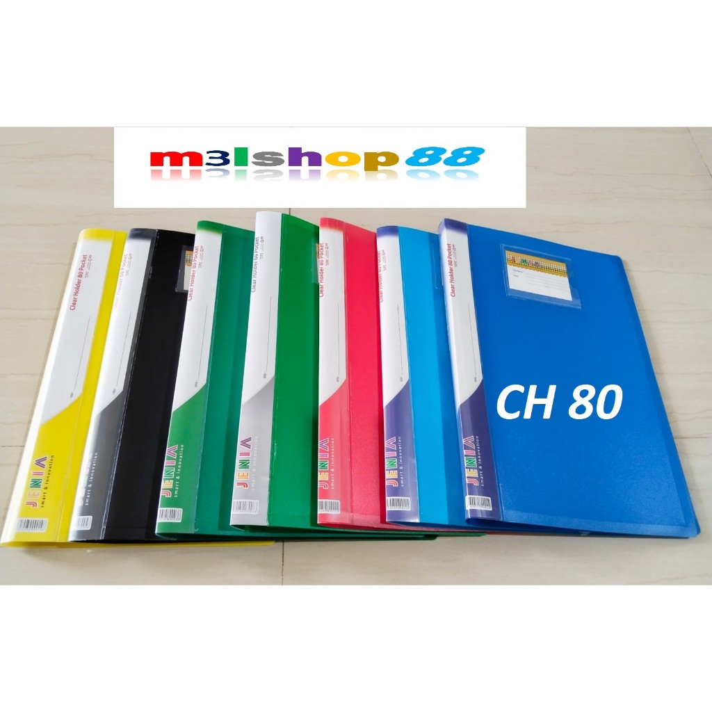 Jual Clear holder f4 / folio 80 lembar Jenia / Media Kita-1 pcs ...