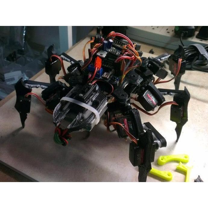 Jual Hexapod spider robot arduino ( Only Kit ) - 3d printing | Shopee ...