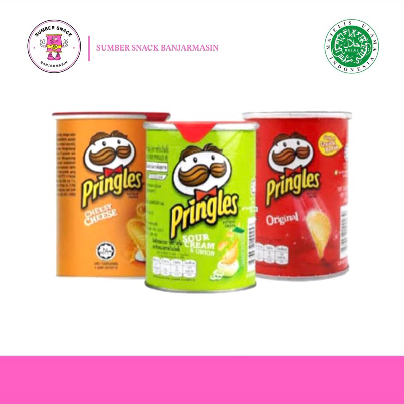 Jual Pringles Keripik Kentang (3 Varian Rasa) (42g) | Shopee Indonesia
