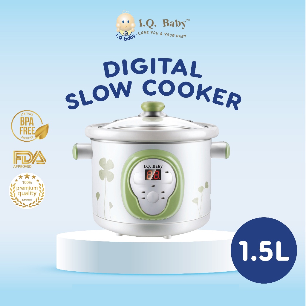 Jual I.Q. BABY Panci Tim Digital ukuran 1,5L untuk Masak MPASI Soup ...