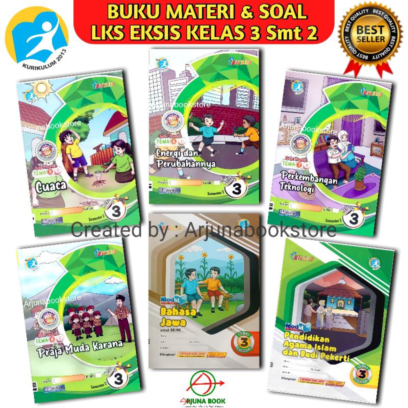 Jual BUKU LKS EKSIS TEMA 5 6 7 8 JAWA AGAMA ISLAM KELAS 3 SD/MI Semester 2 Kurikulum 2013 ...