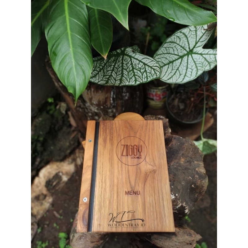 Jual WOODEN BOARD MENU/ PAPAN MENU KAYU/ BUKU MENU KAYU/ BUKU MENU ...