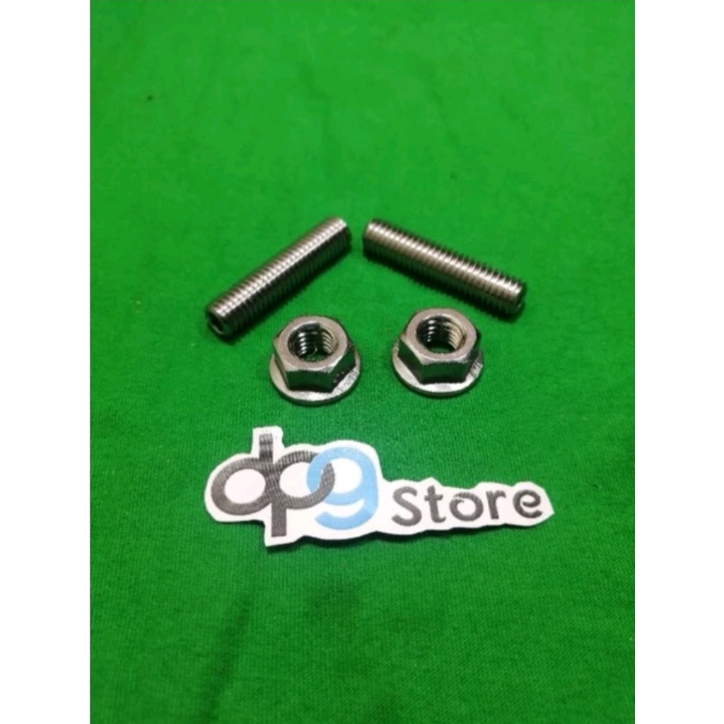 Jual BAUT L TANAM KNALPOT SET MUR STAINLESS KAWASAKI KLX 150 DTRACKER | Shopee Indonesia