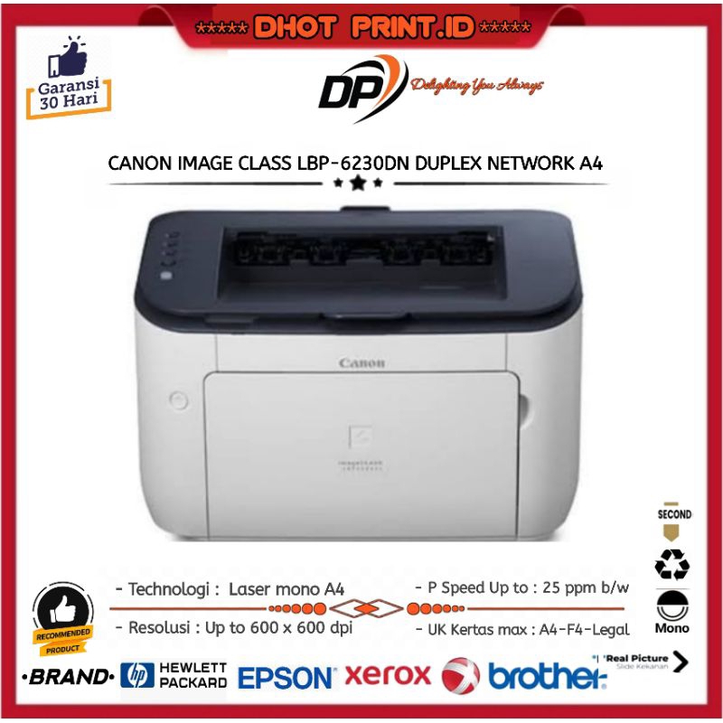 Jual Printer Canon image class LBP6230DN Duplex Network Monochrome ...