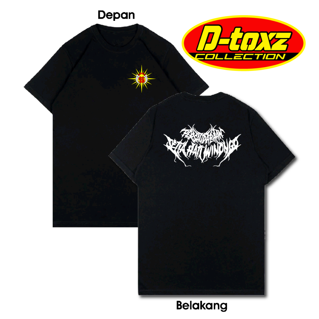 Jual KAOS PERSAUDARAAN SETIA HATI WINONGO METAL PUTIH DEPAN LOGO SINAR ...