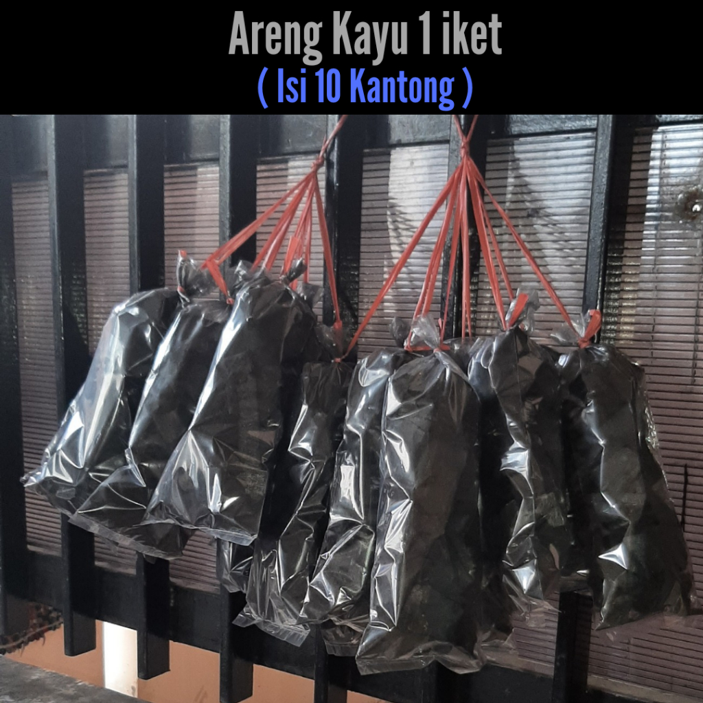 Jual Areng Kayu Arang Kayu 1iket (isi 10 kantong) | Shopee Indonesia