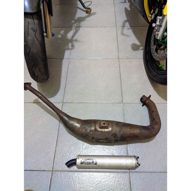Jual silincer knalpot CMS old original murah meriah 2tak ninja all ...
