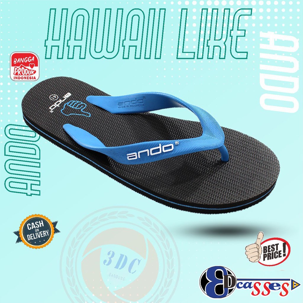 Jual SANDAL ANDO HAWAI LIKE - ORIGINAL FLIP- FLOP SANDALS FRESH FROM ...