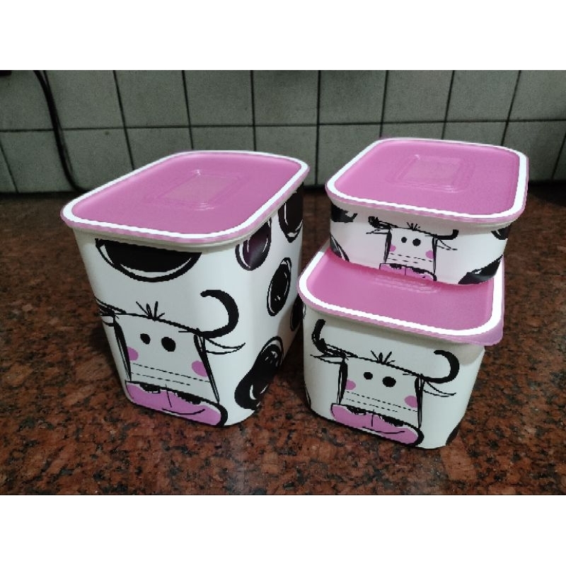 Jual Tupperware Baseline Moo Keren Banget | Shopee Indonesia