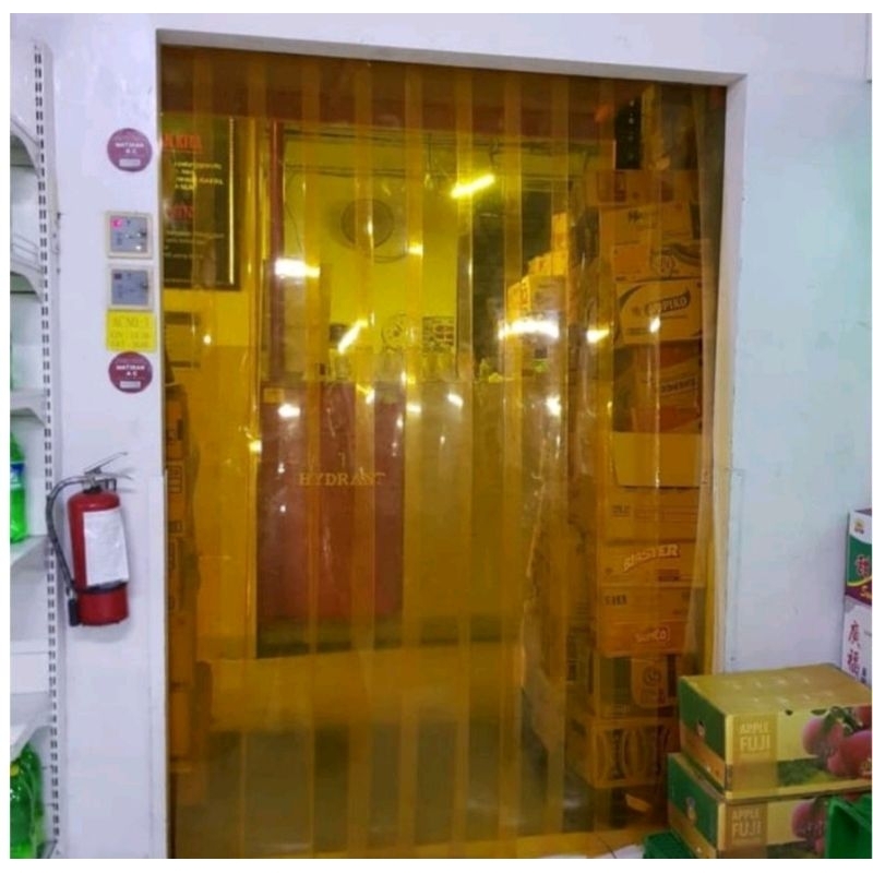 Jual Tirai PVC Curtain ukuran L120cm x T230,5cm | Shopee Indonesia