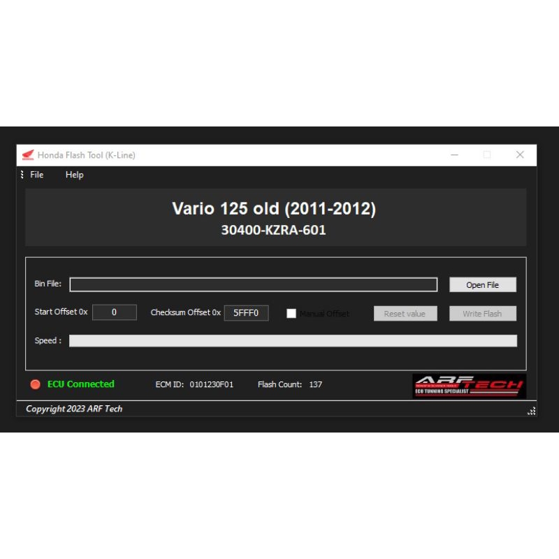 Jual HONDA FLASH TOOL KZR SERIES | KHUSUS ECU VARIO 125 OLD BOHLAM ...