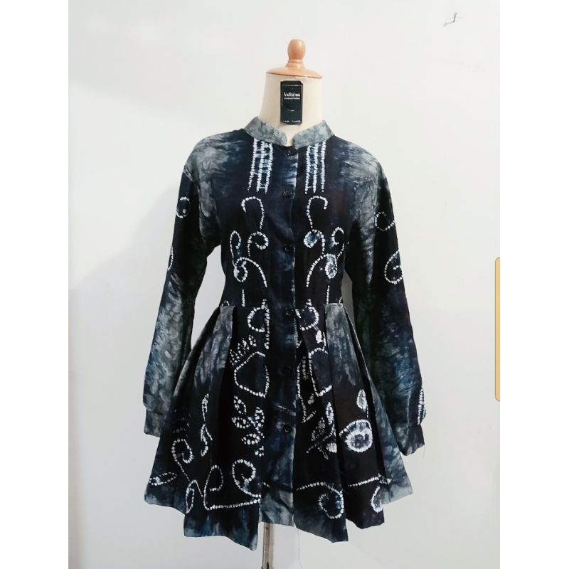 Jual atasan/semi tunik SASIRANGAN khas banjarmasin mode lipit | Shopee ...