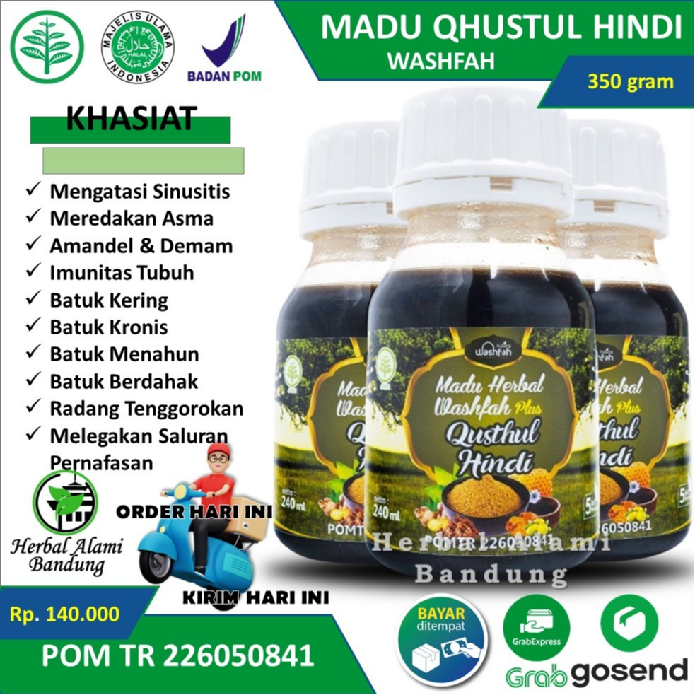 Jual Obat Batuk Madu Qhustul Hindi Asli Original Qustul Hindi Washfah ...