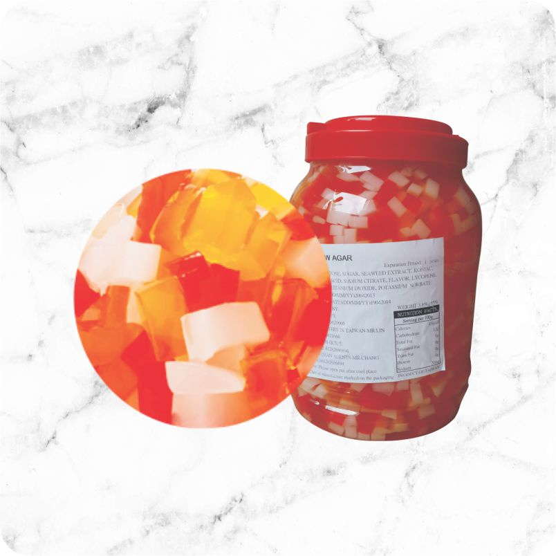 Jual Rainbow Jelly 3.8 KG Composite Jelly Topping Come Food import ...