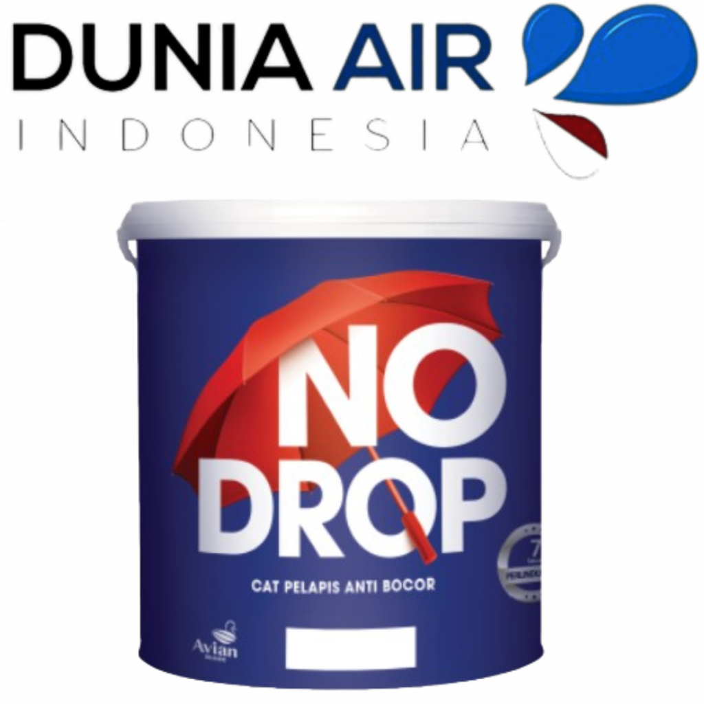 Jual WATERPROOFING NO DROP / ELASTEX / AQUAPROOF 4KG / PELAPIS ANTI BOCOR / CAT ANTI BOCOR ...
