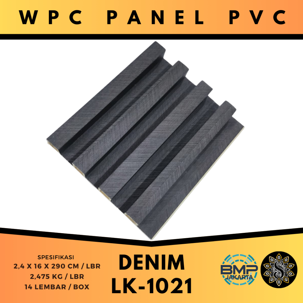 Jual WALL PANEL WPC LINE WPC PANEL DECORATIVE WALL PANEL PVC (PER BOX ...