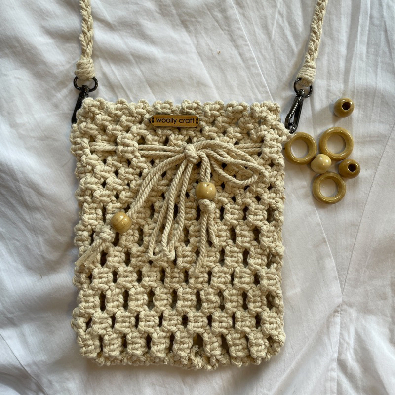 Jual PRE-ORDER tas HP macrame seri Hanna (BISA CUSTOM WARNA) | Shopee ...