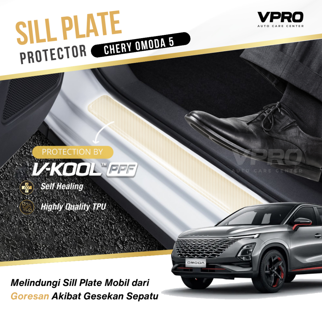 Jual VKOOL PPF Sill Plate Chery Omoda 5 - Full | Shopee Indonesia