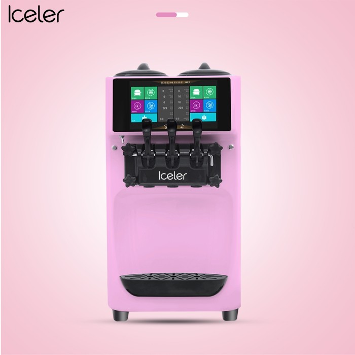 Jual Mesin Soft Es Krim Iceler Ice Cream Machine 3 Tuas 2 Sistem ...