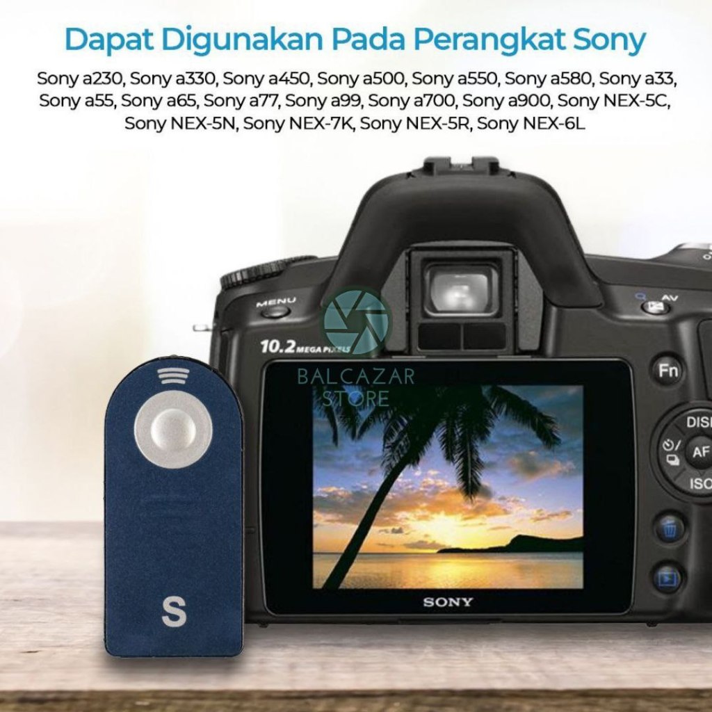 Jual Wireless IR Remote Sony Controller Kamera Shutter DSLR Mirrorless ...