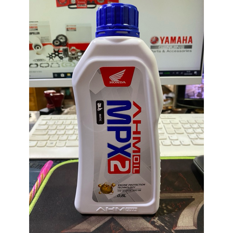 Jual PELUMAS OIL OLI MPX2 800ML 10W-30 100% ORIGINAL AHM | Shopee Indonesia