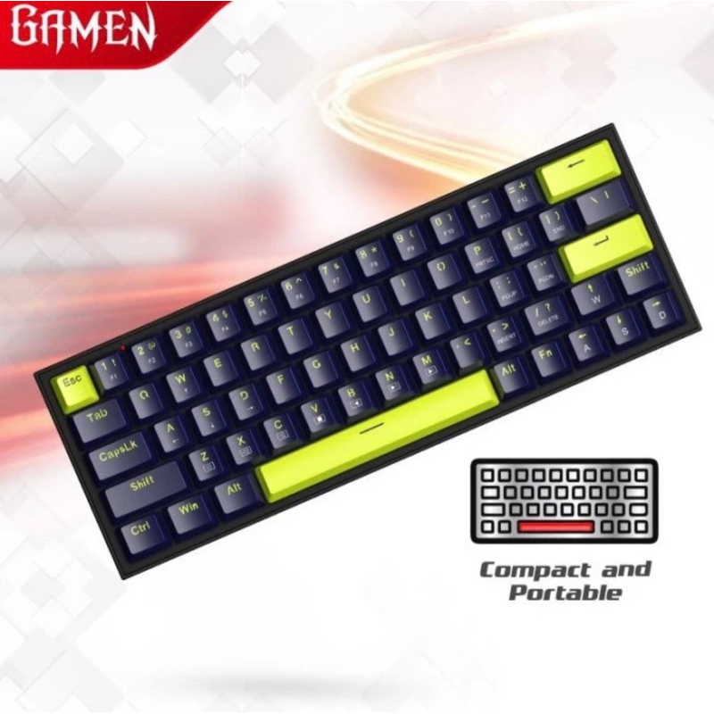 Jual Gamen Titan 5 Lite Mechanical Gaming Keyboard | Shopee Indonesia