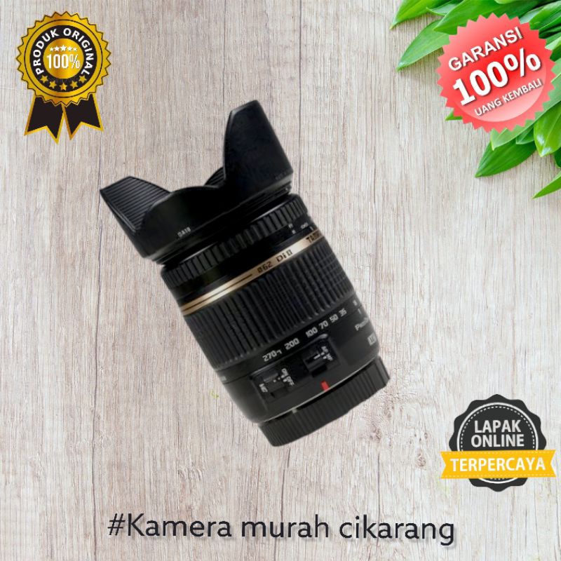 Jual TAMRON 18-270MM VC FOR CANON/NIKON MURAH ORIGINAL BERKUALITAS | Shopee Indonesia