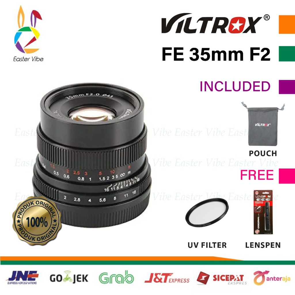 Jual VILTROX FE 35mm F2 Manual Lens for Sony E Mount Black | Shopee ...