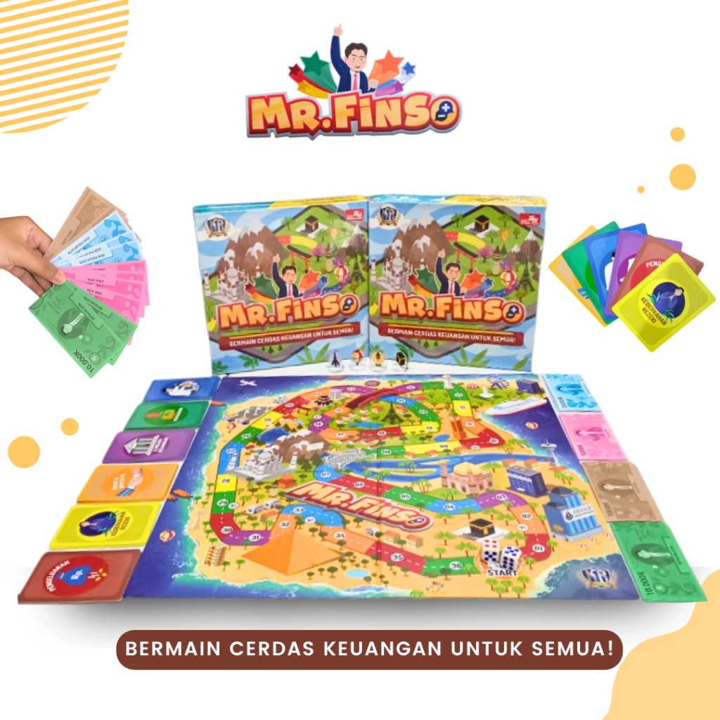 Jual mr finso, bingo game family game board permainan keuangan syariah islami | Shopee Indonesia