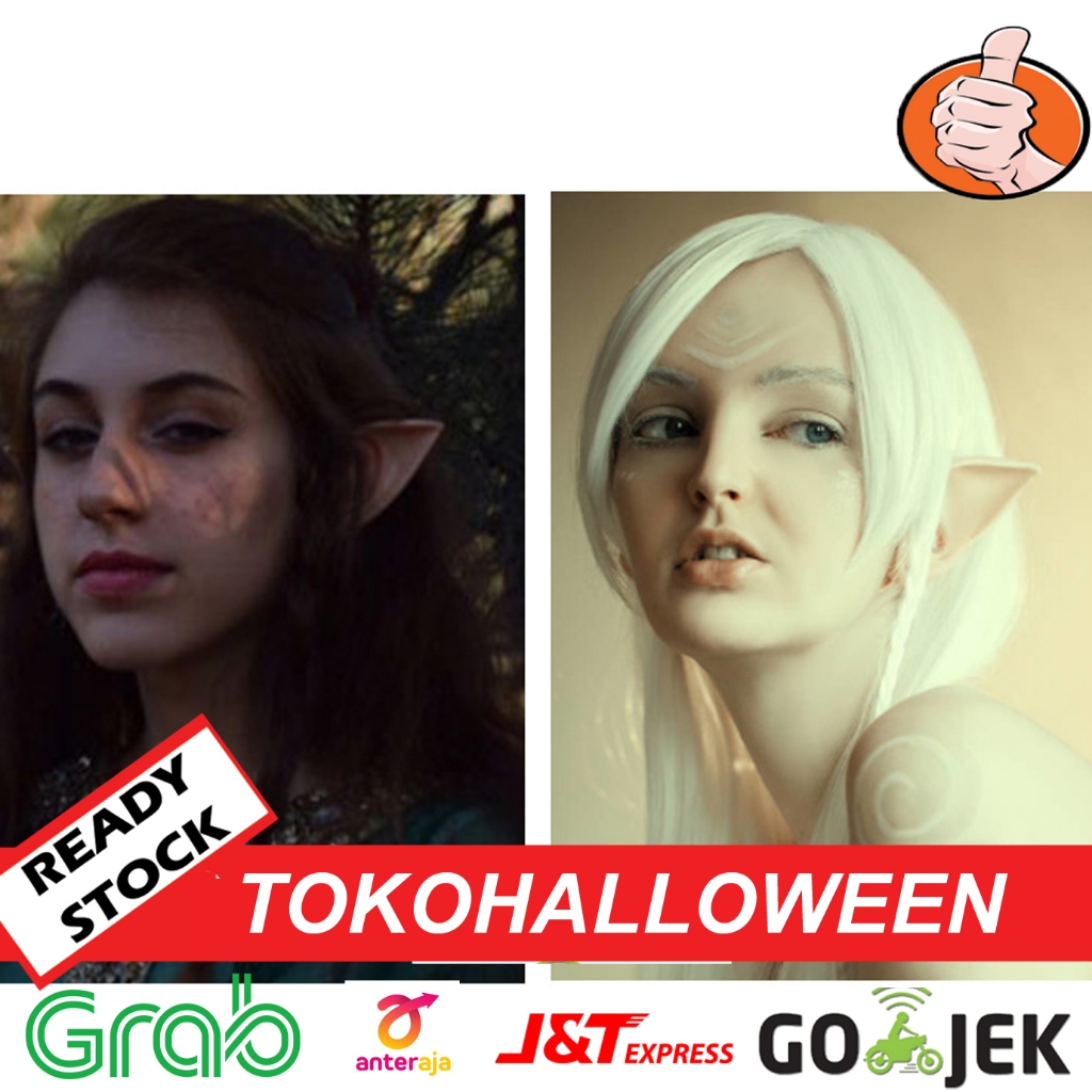 Jual kuping peri elf ear telinga lancip untuk cosplay | Shopee Indonesia