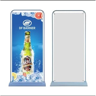 Jual Stand Banner Besi Door Frame 60x160, Standing Banner Frame Besi ...